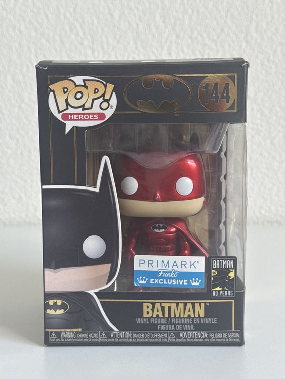 Funko Pop! Batman 80 Jahre Primark Exklusiv #144 (Neu und ...
