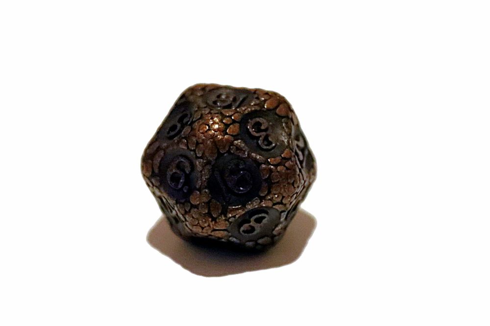 dnd Würfel Set aus Metall rpg dice "Dragon Egg" kupferfarben | Kaufen ...