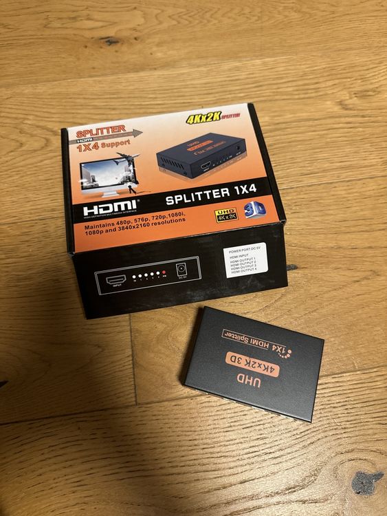 4K HDMI Splitter 1x4 (Gebraucht) in Rheineck für CHF 10 – mit Lieferung ...