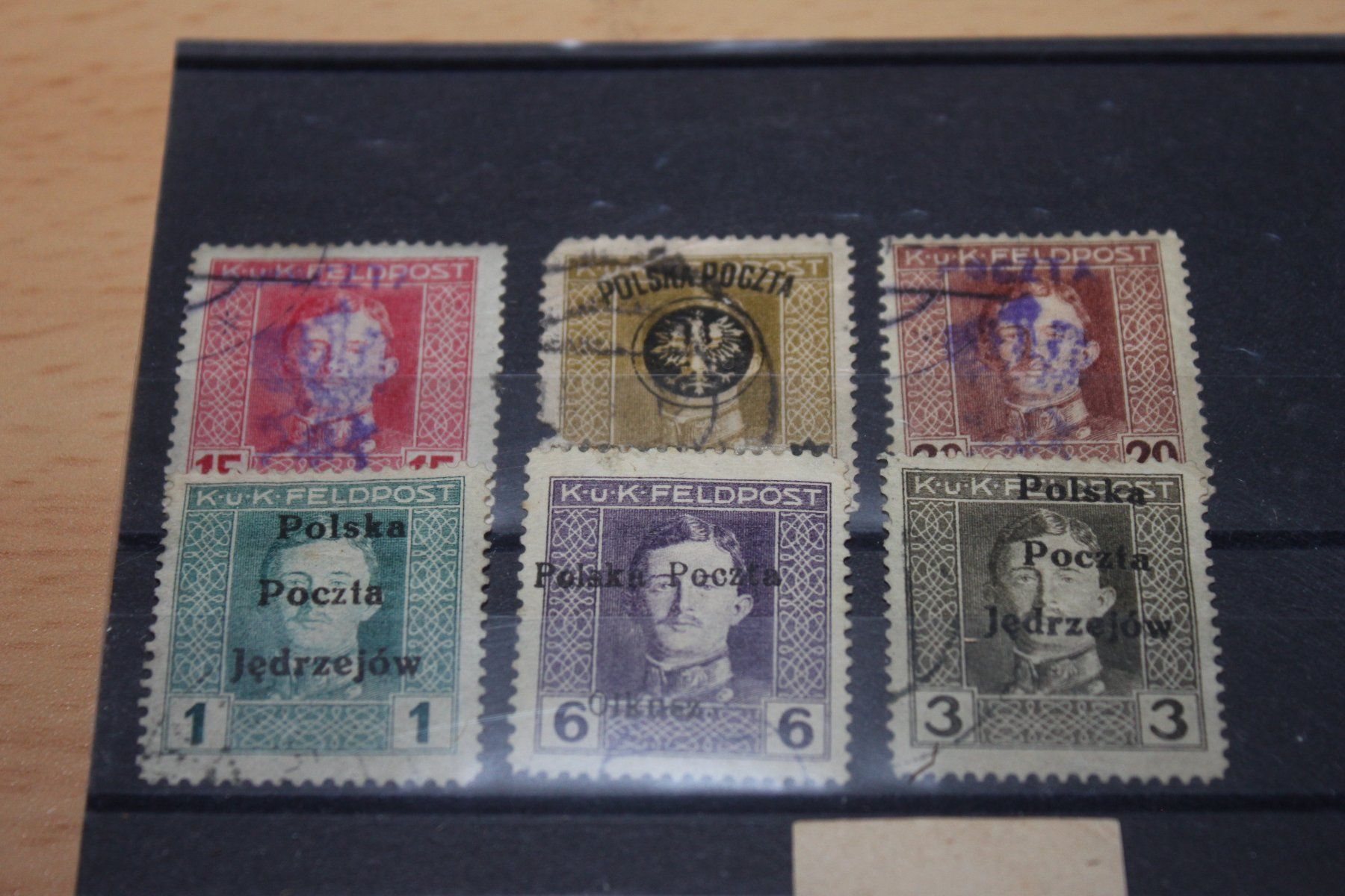 Polen Lokalausgaben - 6 Werte Aufdruck Polska Poczita auf Ös (Gebraucht) in Kaden für CHF 25 ...