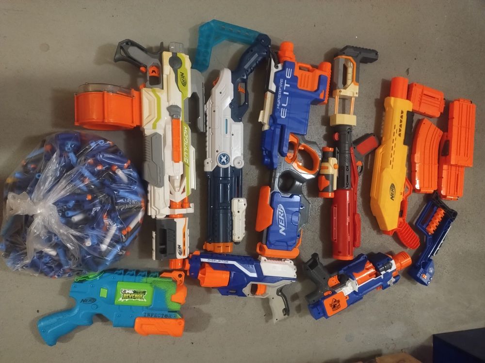 Grosse NERF Sammlung mit Munition! | Kaufen auf Ricardo