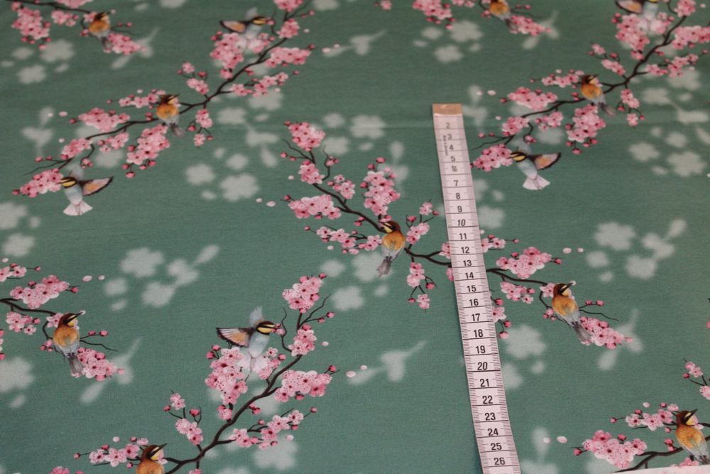 Stiff Jersey Blumen Vögel (Neu (gemäss Beschreibung)) in Obfelden für CHF 5 – mit Lieferung auf ...