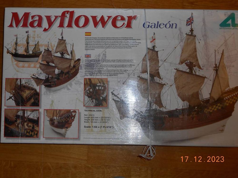 maquette en bois du mayflower de chez artizana latina (D'occasion) à ...