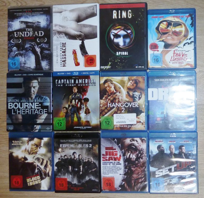 15 Filme auf DVD/Blu ray | Kaufen auf Ricardo