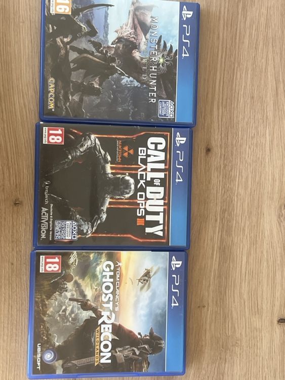 PS4 Games: Monster Hunter, Call of Duty, Ghost Recon! (Gebraucht) in ...