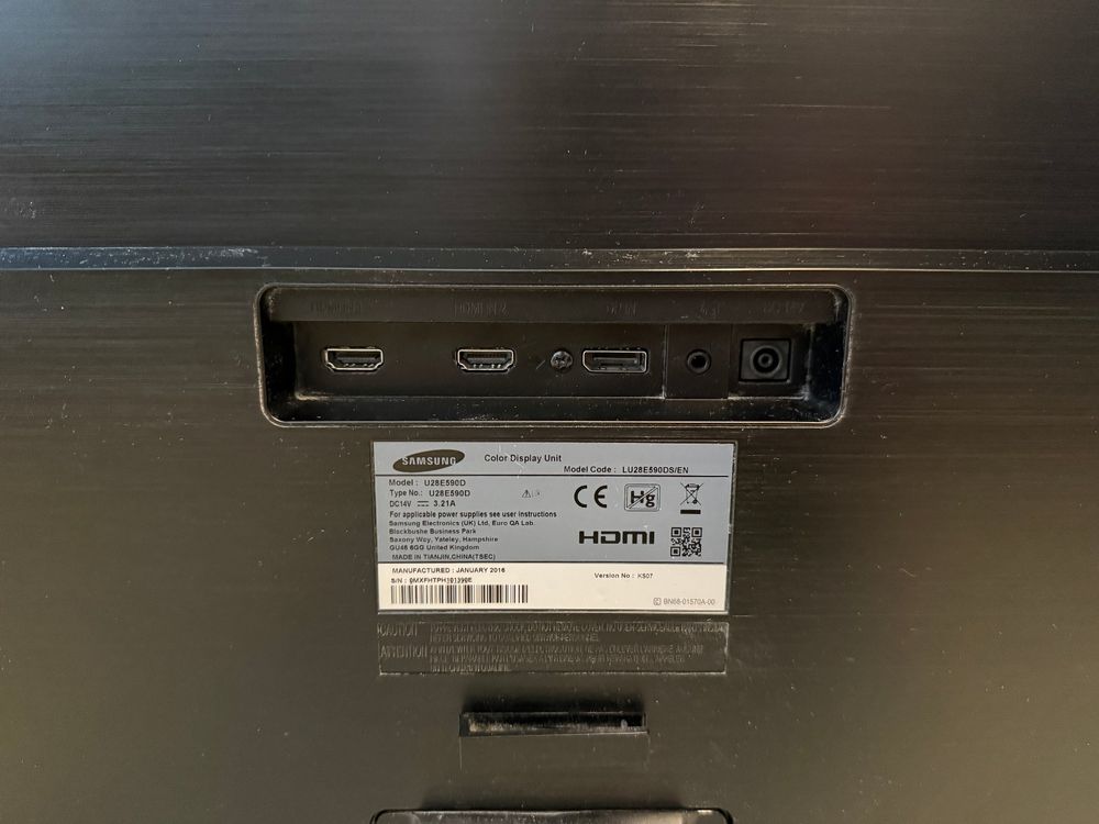 Samsung U28E590 – 28" 4K UHD Monitor (3840×2160) (Gebraucht) in Baden ...