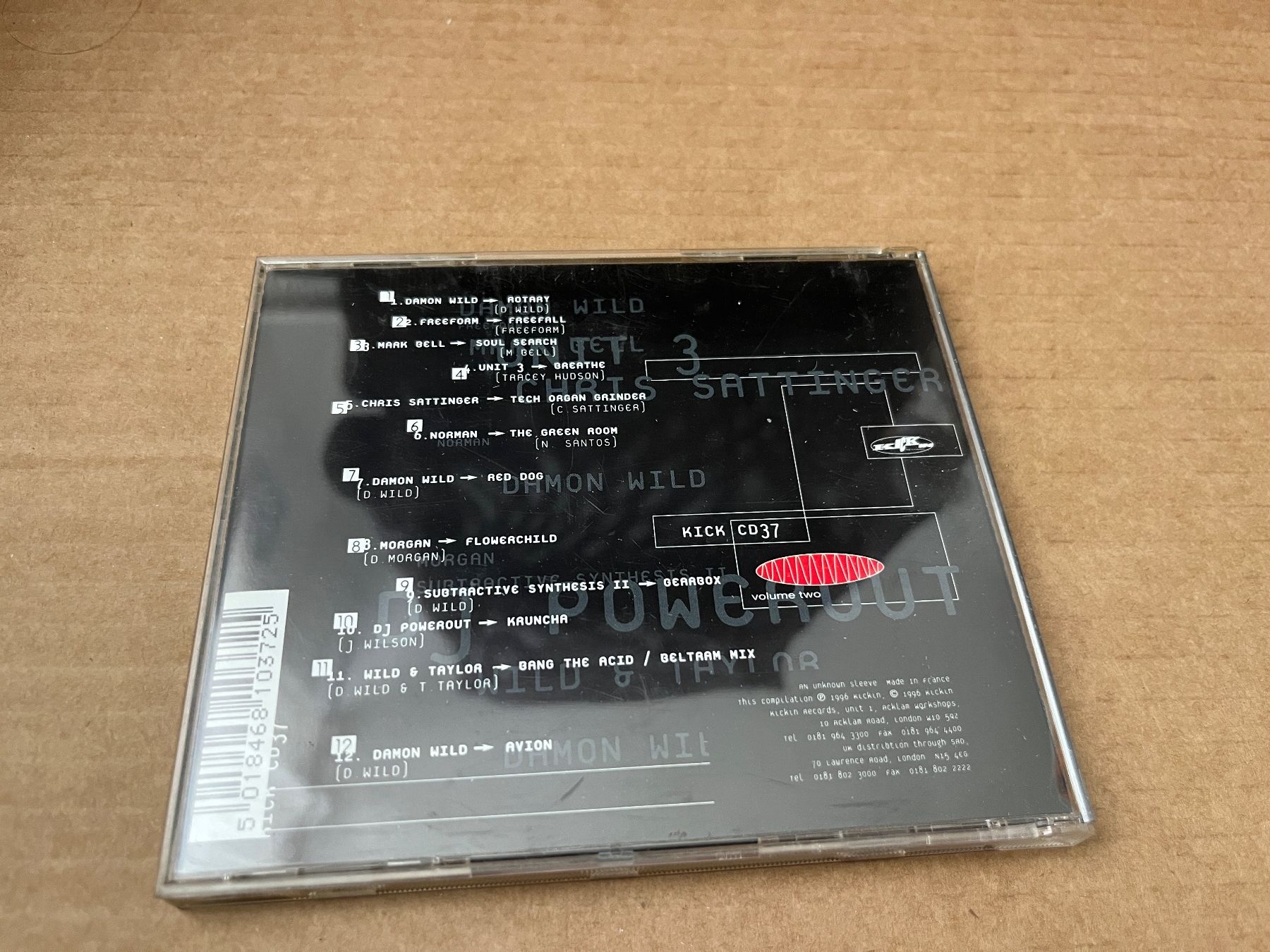 Synewave New York CD - Moov-D 2 Rare Techno Gem (Gebraucht) in Sierre ...