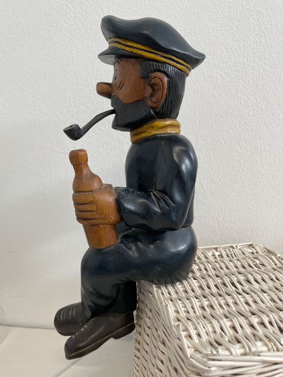 Capitaine haddock en bois 41 cm | Kaufen auf Ricardo