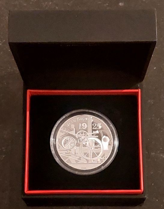 20 Franken 2025 Silber pp Jean Tinguely Box (Neu (gemäss Beschreibung)) in Arch für CHF 140 ...