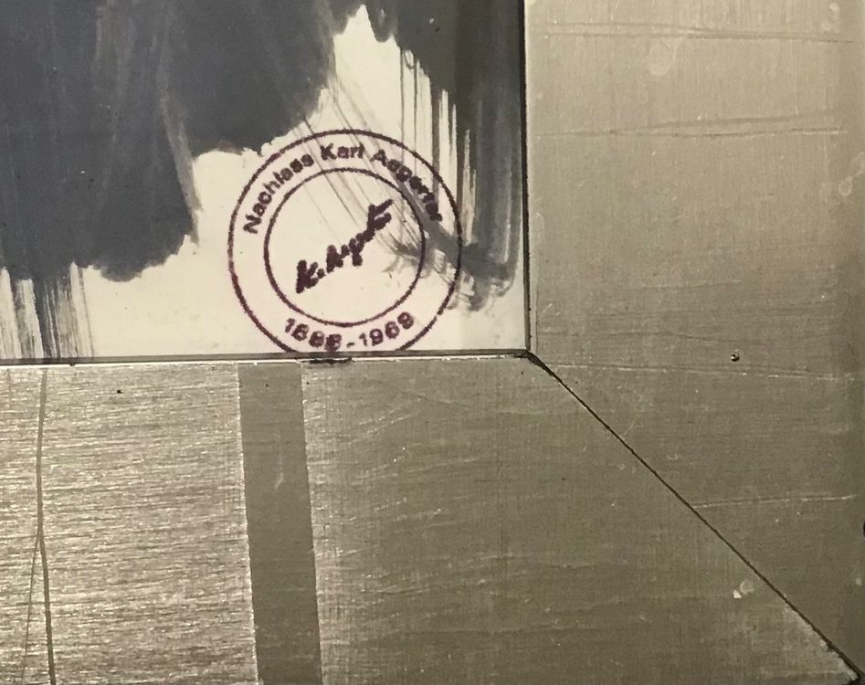 Karl AEGERTER (1888-1969) Gouache Gemälde | Kaufen auf Ricardo