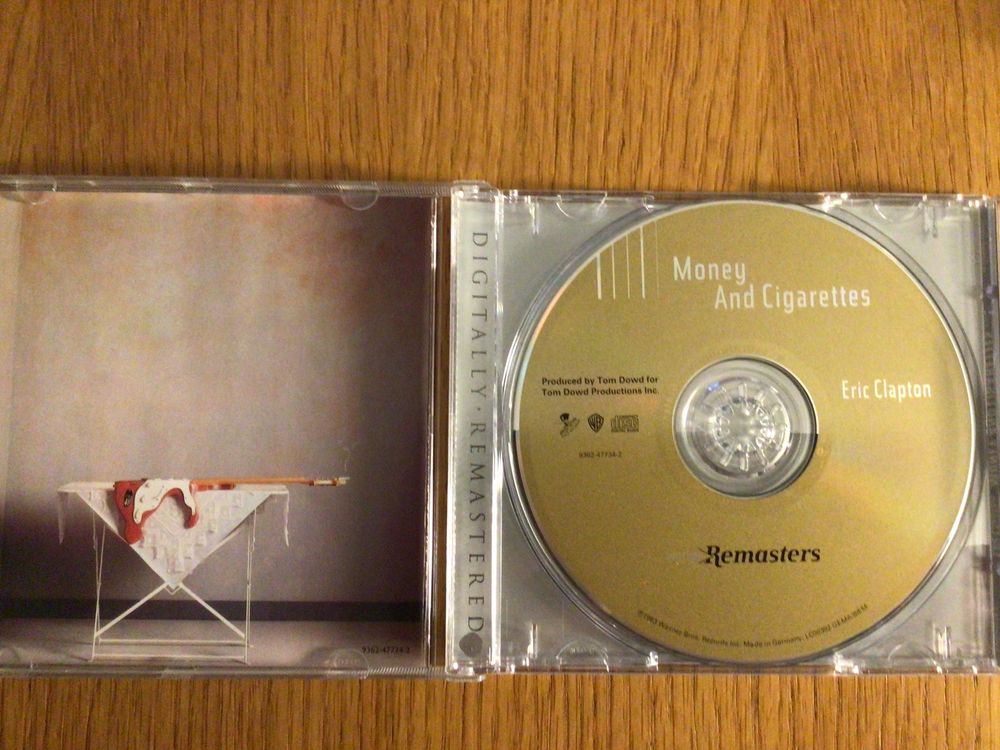 ERIC CLAPTON, Money and Cigarettes, CD 2000 Remastered (Gebraucht) in ...