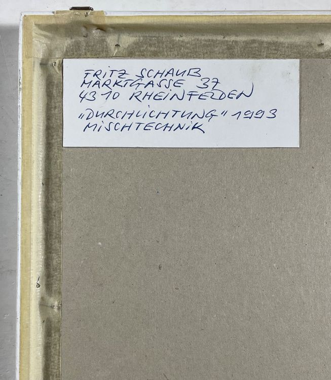 Fritz Schaub (1944) Mischtechnik | Kaufen auf Ricardo