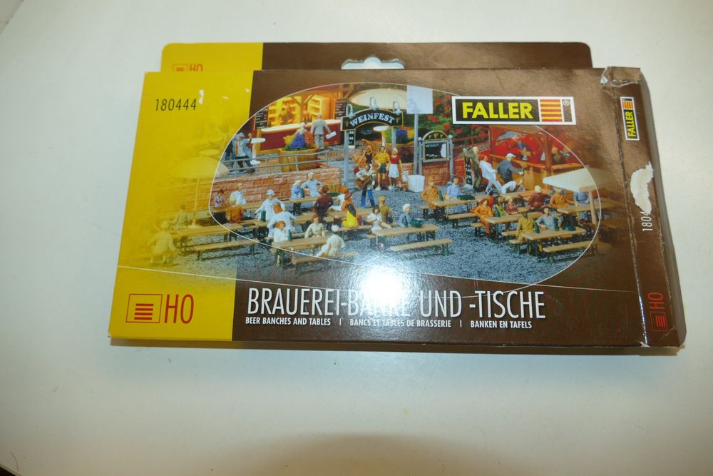 Faller H0: 20xBrauerei Tische und 40xBrauerei Bänke (Neu (gemäss ...