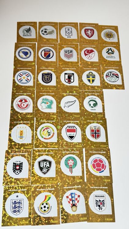 Panini FIFA WM 2026 31Sticker - Seltene Logos (Neu (gemäss Beschreibung ...