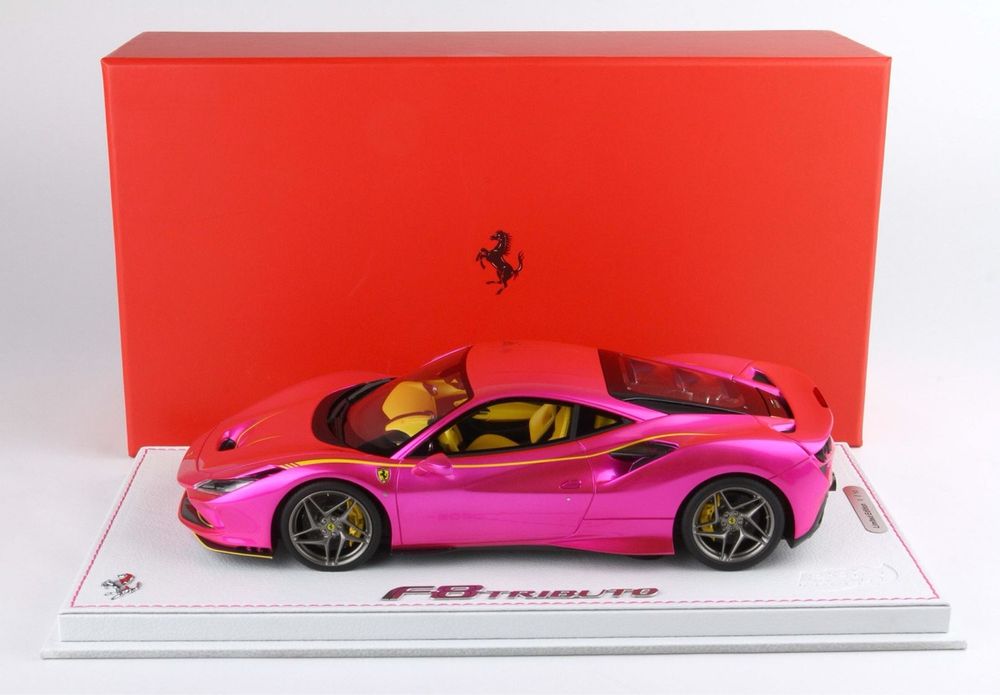 FERRARI F8 TRIBUTE METALLIC FLASH PINK RAR | Kaufen auf Ricardo