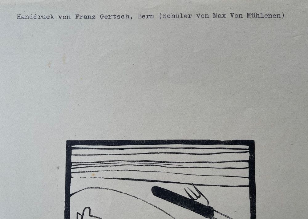 Franz Gertsch Holzschnitt Handsigniert (Gebraucht) in Root für CHF 475 – mit Lieferung auf ...