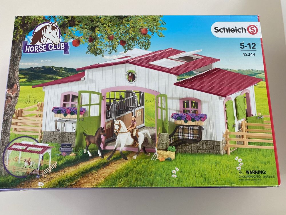 Schleich Horse Club 42344 Reiterhof mit Reiterin und Pferden | Kaufen ...