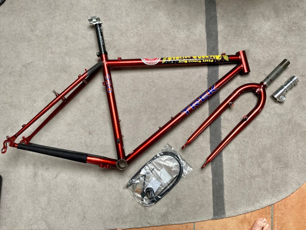 Frame kitTrek 950 / Double Butted Cro-Moly Steel Tubings (Gebraucht) in ...