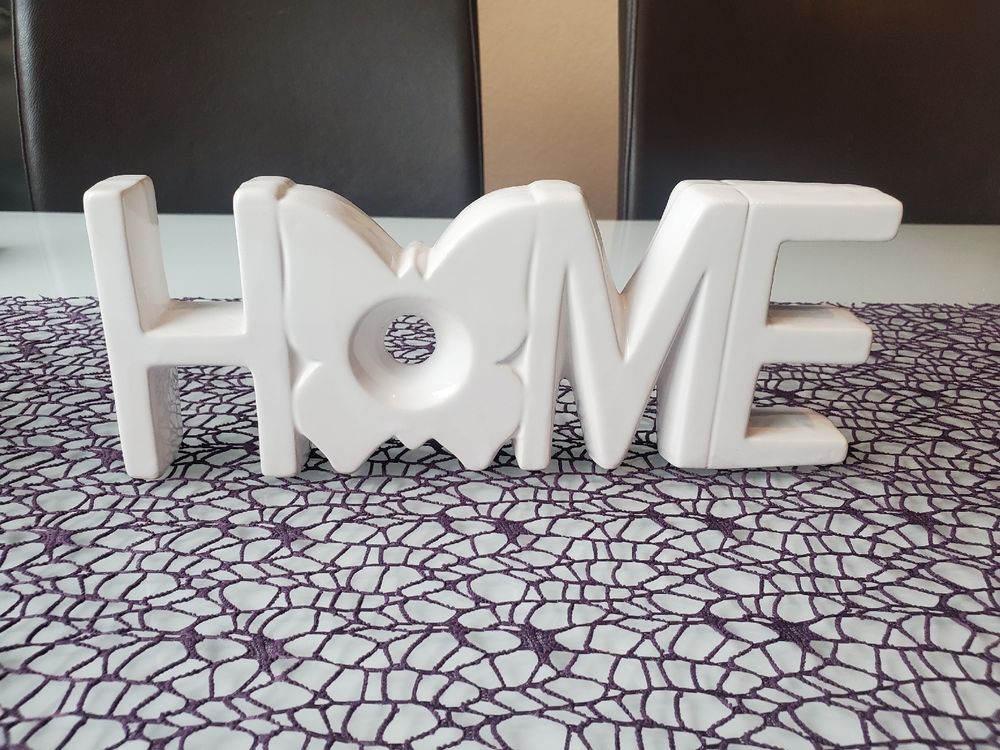 Keramik Deko " Home" | Kaufen auf Ricardo