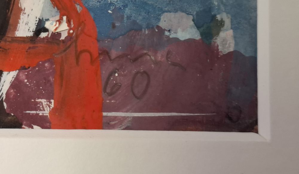 Carl Walter Liner 1960 - Acryl/Mischtechnik auf Papier (Gebraucht) in ...