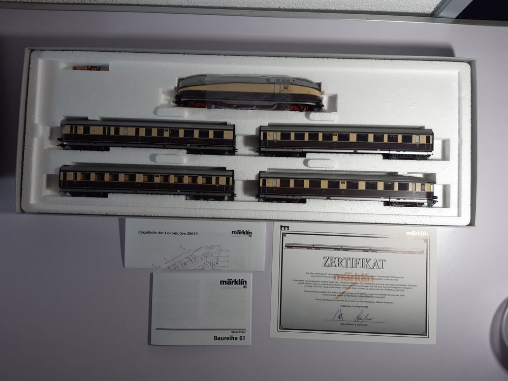 Märklin 26610 - Zugpackung Henschel Wegmann (Neu und originalverpackt ...