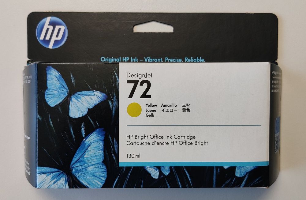 HP DesignJet 72, C9373A, Yellow, 130 ml (Neu und originalverpackt) in ...
