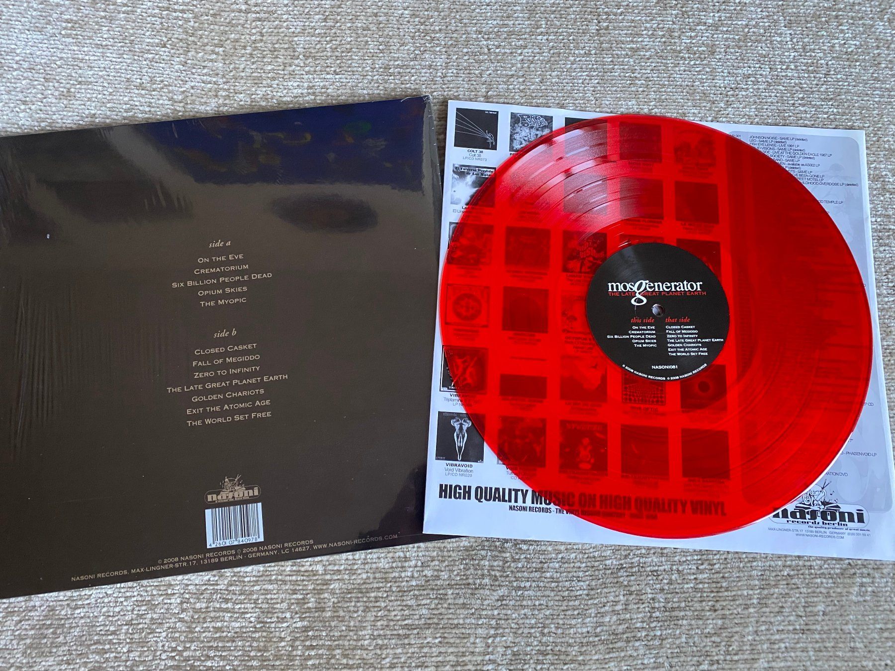 Mos Generator – The Late Great Planet Earth / LP Red (Neu (gemäss ...