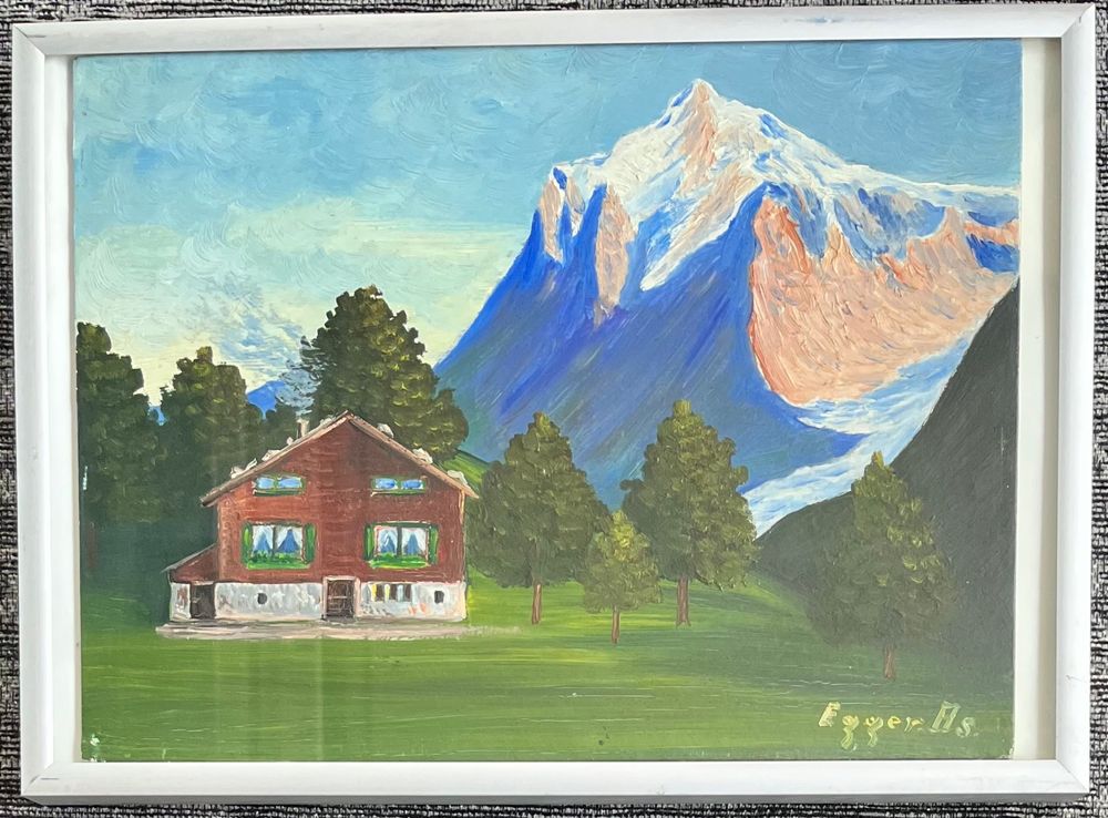 Hans Egger - Berglandschaft Gemälde (Gebraucht) in Root für CHF 19 ...