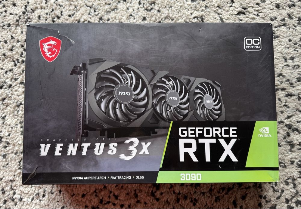 Graphics Card MSI GeForce RTX 3090 VENTUS 3X 24G OC (Neu (gemäss ...