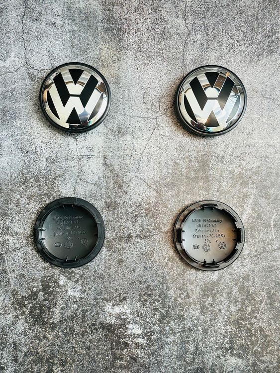 VW Nabendeckel 65 mm Nabenkappen Felgendeckel 3B7601171 NEU (Neu und ...