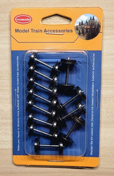 Evemodel H0 Metall universelle Gleichstromachsen (Neu und ...