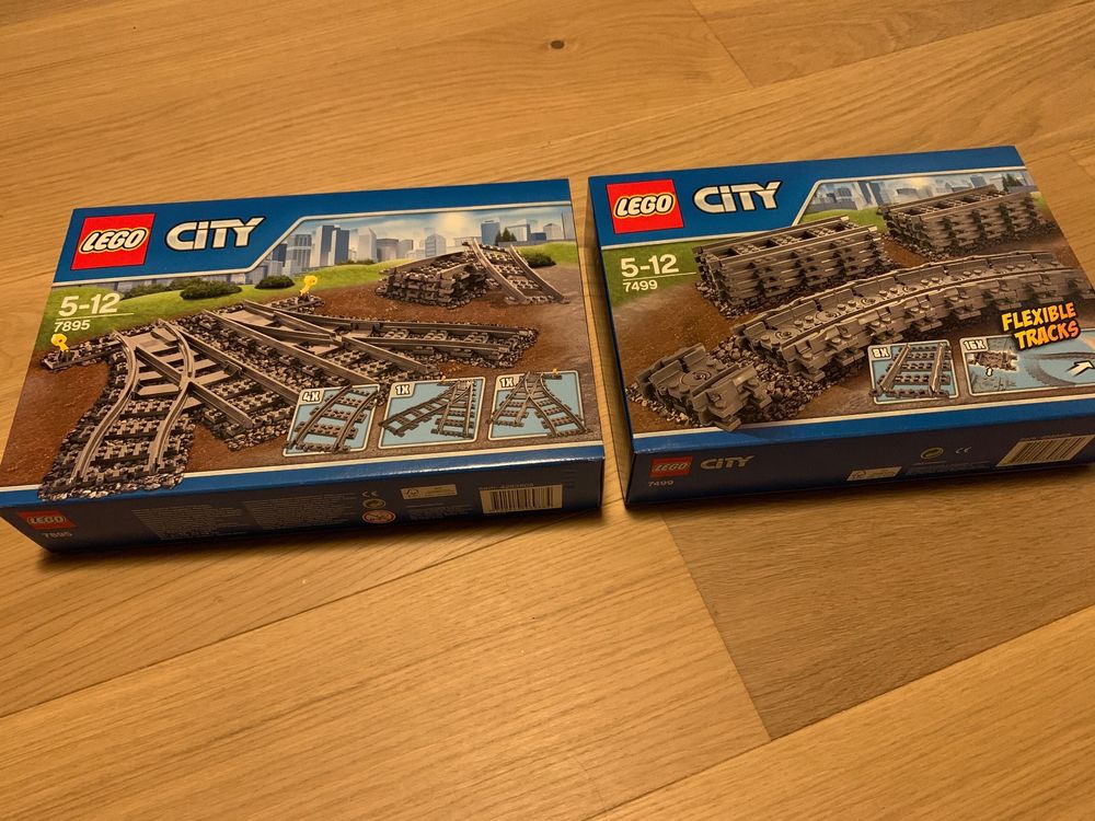 Lego City Eisenbahn Schienen 7499 und Weichen 7895 (Neu und ...