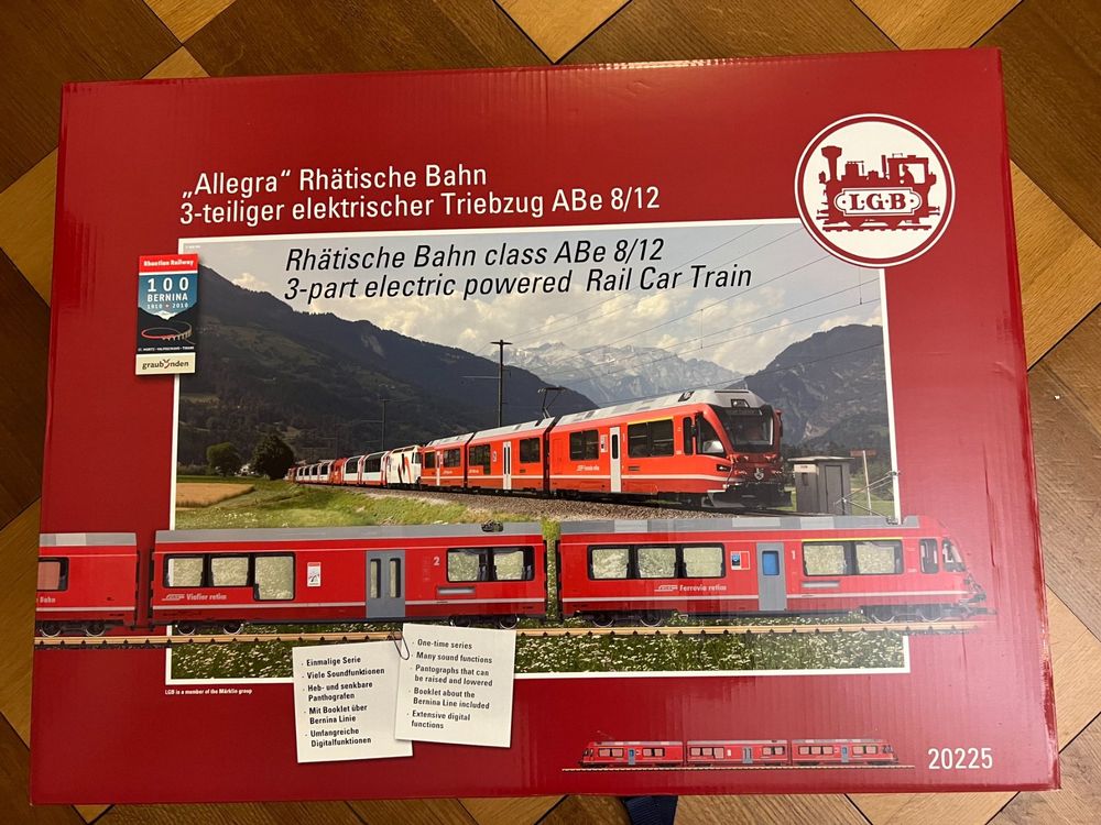 LGB 20225 E-Lok RhB Triebzug ABe 8/12 "Allegra" Bahn | Kaufen auf Ricardo