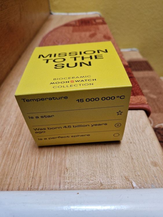 OMEGA X SWATCH Mission To Sun Bioceramic Moonswatch (Neu und ...