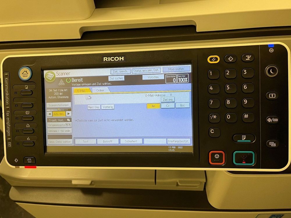 Ricoh Aficio MP C3003SP, Top SRA3 Color Multifunktionsgerät | Kaufen ...