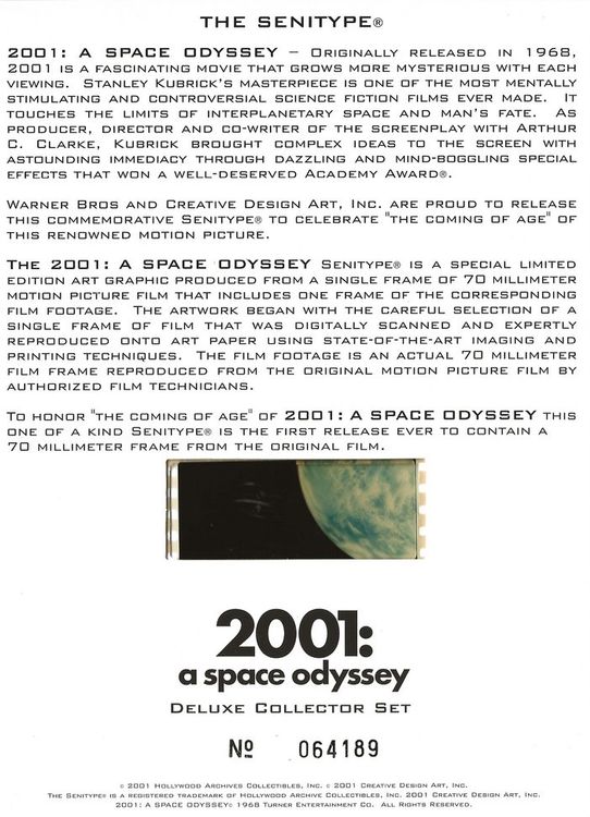 2001: A Space Odyssey - Limitierte Collectors Box DVD+CD OST (Gebraucht ...