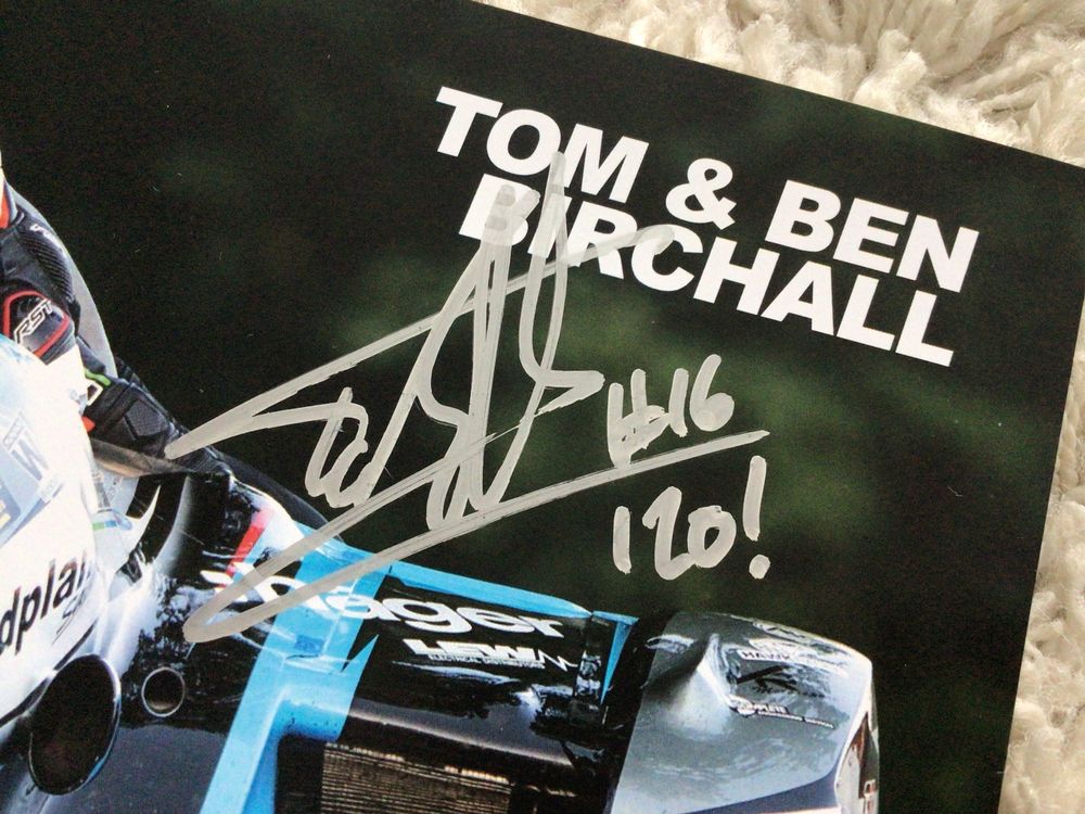 Tom + Ben Birchall Original Autogramme Moto Isle of Man TT (Gebraucht ...