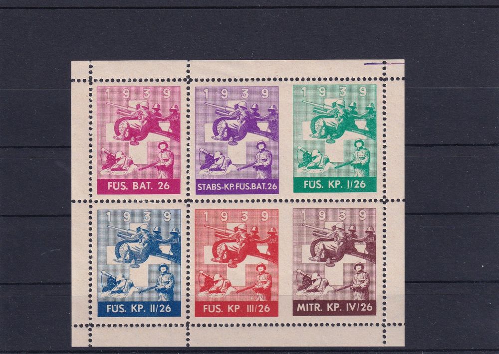 Infanterie Füs.Bat.26: Nr. 240a, fehlende Zähnung | Kaufen auf Ricardo