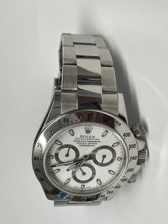 Rolex Daytona Stahl Weiss APH Zifferblatt full set wie neu (Gebraucht ...