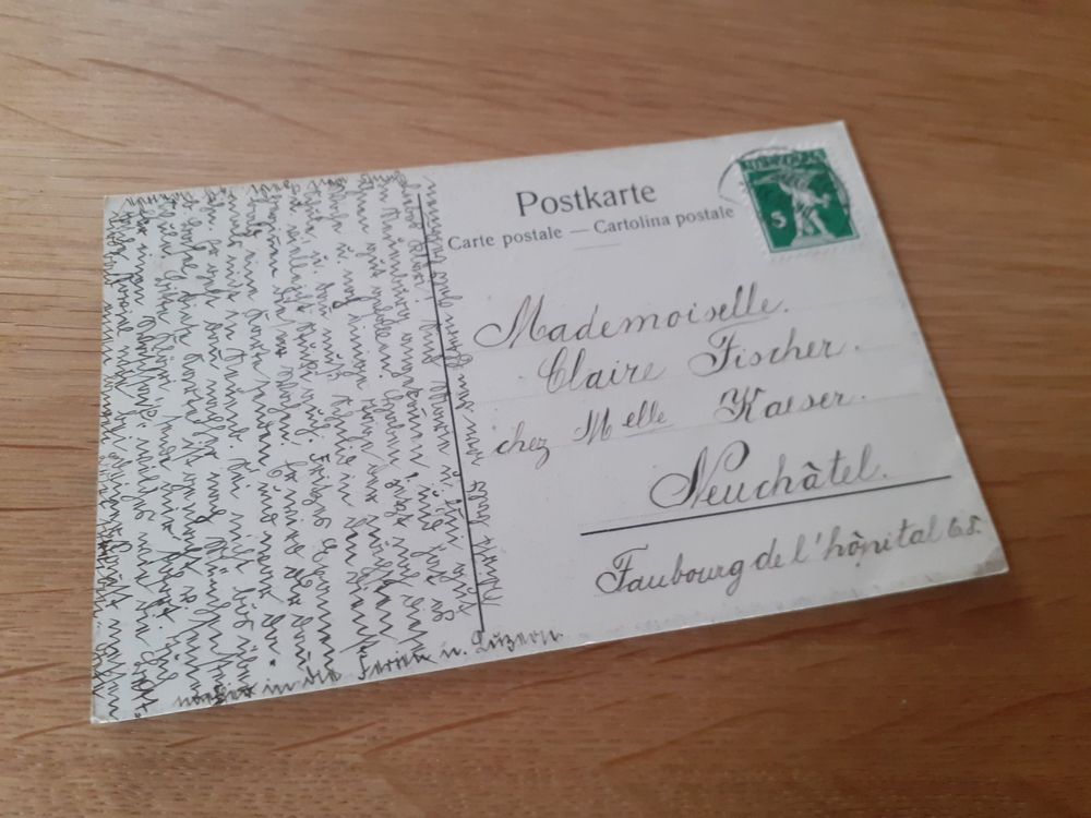 STUDENTENSCHAFT -MULUS d. REAL OP- ZYTGLOGGE 1916 -BERN -NE (Gebraucht ...