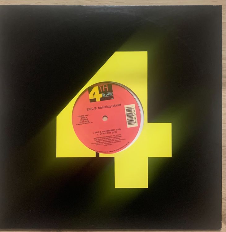 ERIC B. & RAKIM - Eric B. Is President Maxi Lp 1986 | Kaufen auf Ricardo
