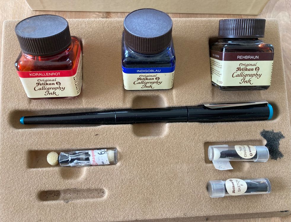 Pelikan Calligraphy Pen Set (Gebraucht) in für CHF 10 – mit Lieferung ...