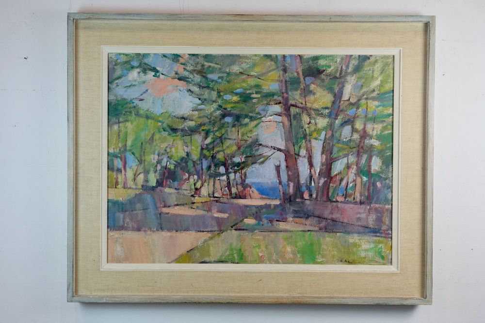 Walter Emil Müller, Schweizer Kunst, Parklandschaft (Gebraucht) in Zumikon für CHF 850 – nur ...