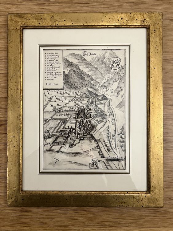 Antike Kupferstich Karte von Fischbach, Visp (Gebraucht) in Neuenegg für CHF 99 – mit Lieferung ...
