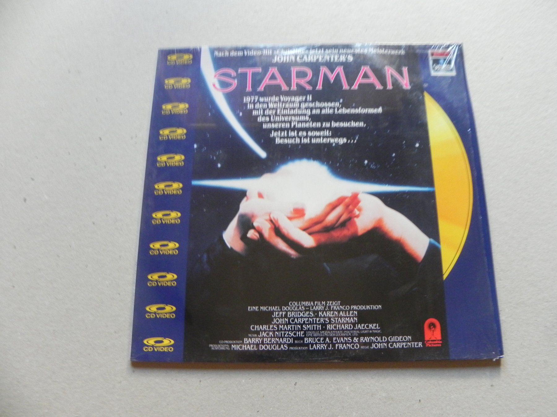 Laserdisc Film Starman 1984 Meisterwerk von John Carpenter (Neu und originalverpackt) in Siebnen ...