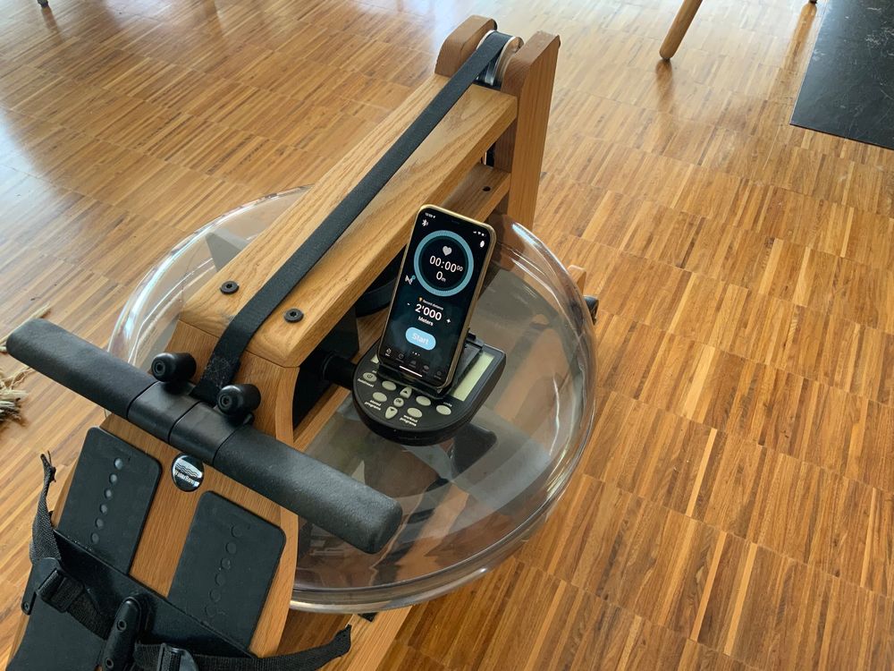 WaterRower Eiche inkl. SmartRow-Erweiterung fast wie neu (Gebraucht) in ...