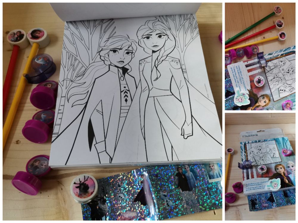 Frozen Anna und Elsa Mal Set zum basteln wie neu (Neu (gemäss ...