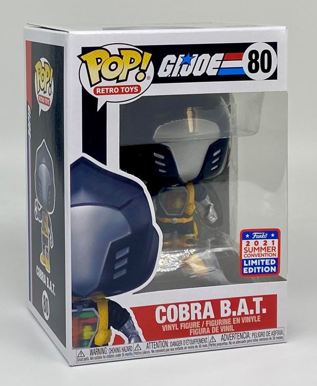 Funko Pop! G.I. Joe, Cobra B.A.T. #80, SDCC Exclusive! (Neu und ...