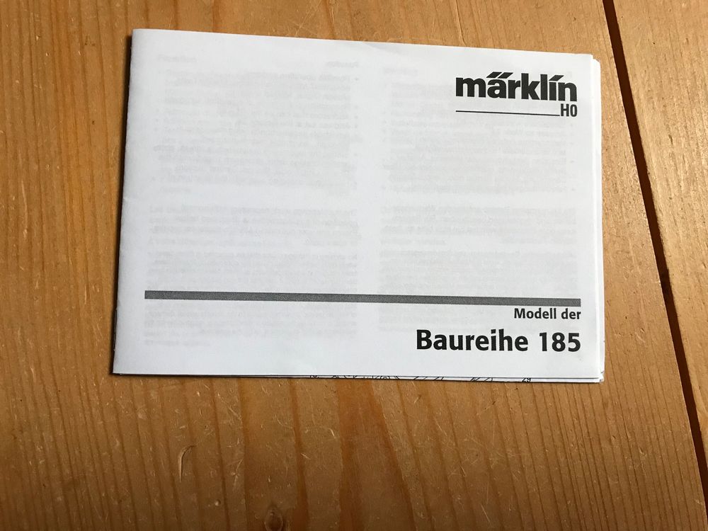 märklin baureihe 185, beschrieb (Gebraucht) in Liestal für CHF 1 – mit ...