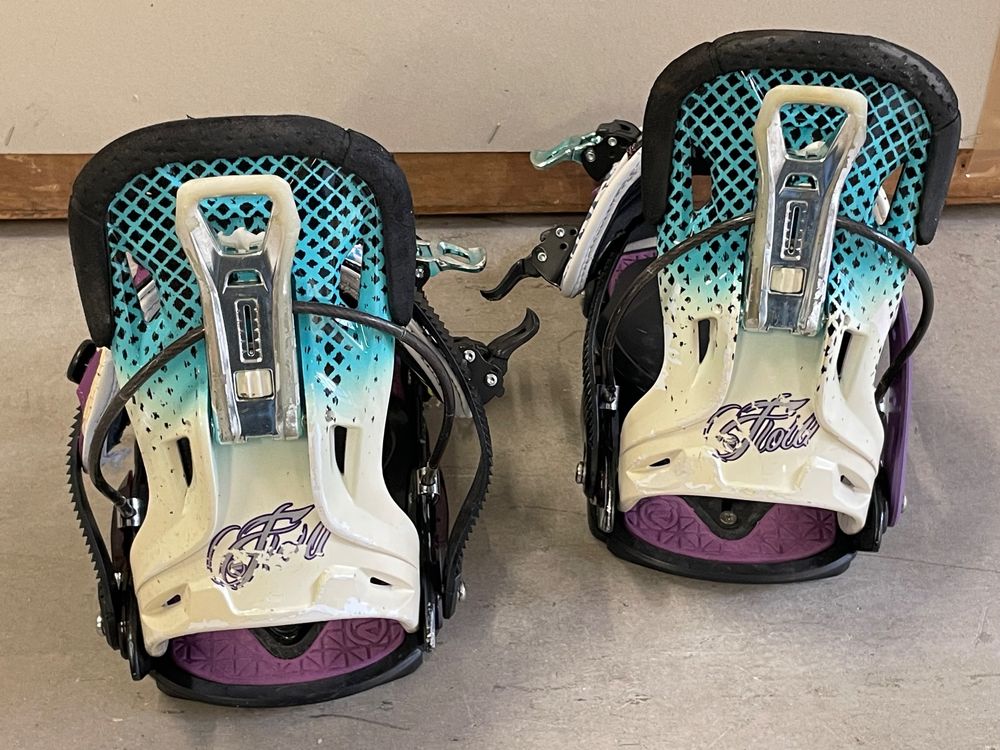 Snowboard SOFT BINDUNG FLOW Prima # Burton Stiletto K2 Nitro (Gebraucht ...